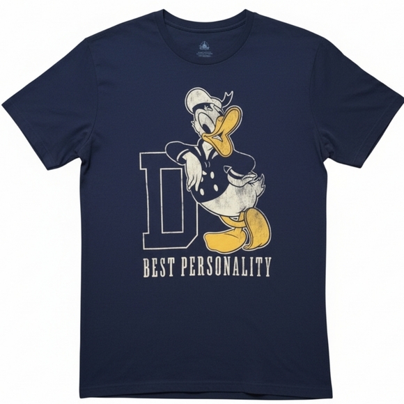 Disney | Shirts | Disney Navy Blue Donald Duck Tee | Poshmark